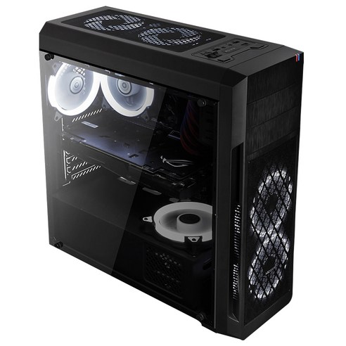 앱코 NCORE 아수라 USB3.0 풀 아크릴 윈도우 PC케이스 - 케이스 | 쿠팡