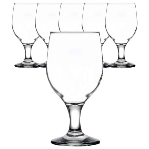 리비 3711 고블렛잔 340ml, 6개 - 물컵/주스컵 | 쿠팡