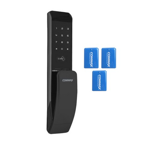 COMMAX 密碼推拉式數位電子鎖 CDL-200P + 3張感應卡, 顧客自行安裝 - 電子鎖 | 酷澎