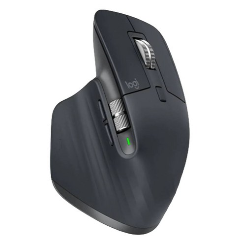 logitech 羅技 MX Master 3S 無線滑鼠 石墨黑 人體工學設計 靜音點擊 8000 DPI MR0096, MR0096 ...