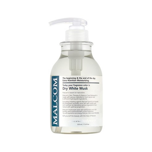 MALCOM 瑪律科姆 SPA水潤親膚香氛沐浴露, 520ml, 弱酸性低刺激, 60種自然萃取物, 6種水解蛋白, 1瓶 - 沐浴乳 | 酷澎