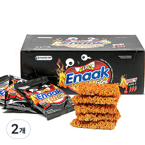 에낙 게메즈 라면과자 스파이시 레벨3, 672g, 2개 - 라면과자 | 쿠팡