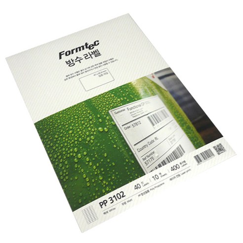 폼텍 전산 방수 라벨지 47 x 26.9 mm PP-3102 - 기타라벨지 | 쿠팡