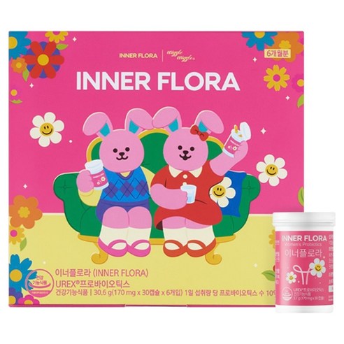 Yuhancare Innerflora 酷咕酷咕 UREX 益生菌 乳酸菌, 30錠, 6個 - 乳酸菌 | 酷澎