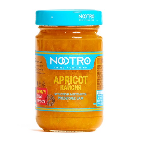 Nootro 甜菊糖低卡杏桃果醬, 300g, 1罐 - 果醬/抹醬 | 酷澎