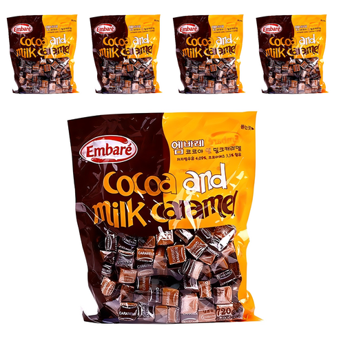 '엠바레 코코아 앤 밀크캐러멜, 720g, 5개' 최저가 검색, 최저가 24,000원 - 할인 알림