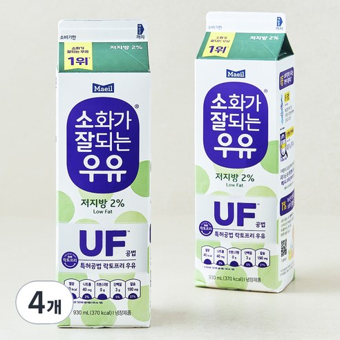 '소화가잘되는우유 저지방 락토프리 우유, 930ml, 4개' 최저가 검색, 최저가 13,960원 - 할인 알림