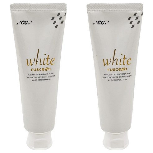 日本GC ruscello white 公司貨 美白牙膏 安全有效美白體驗, 100g, 2入 - 牙膏 | 酷澎