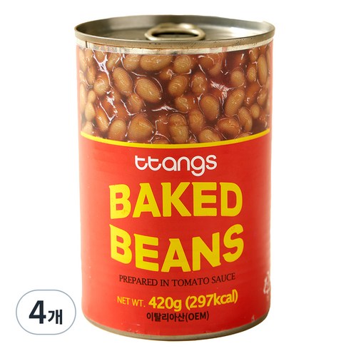 '땅스 베이크드빈스, 420g, 4개' 최저가 검색, 최저가 5,540원 - 할인 알림