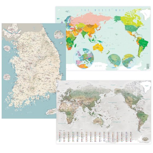 Motif Map 世界地圖 Explorer + Challenger + 必訪地圖海報 M, 1套 - 地圖 | 酷澎