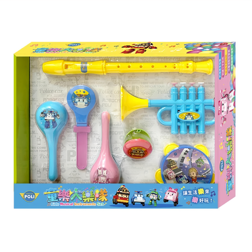ROBOCAR POLI 波力 童樂大樂隊 3歲以上適用, 多色, 1盒 - 樂器玩具 | 酷澎