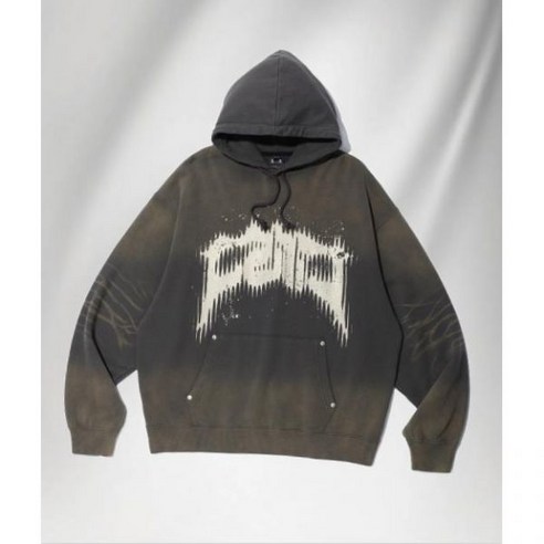 크리틱 미누의 코디 SPRAY DYEING SET UP HOODIE CHARCOAL968712 - 후드티 | 쿠팡