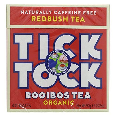 틱톡 루이보스 - 유기농 40 티백 (4개 팩) Tick Tock Rooibos - organic 40 bags (Pack of ...