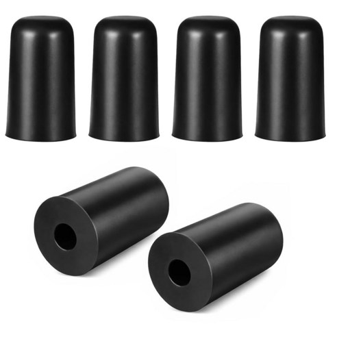 6 Pcs Cello Endpin Rubber Tip Cello Endpin Stopper Black Slipstop ...