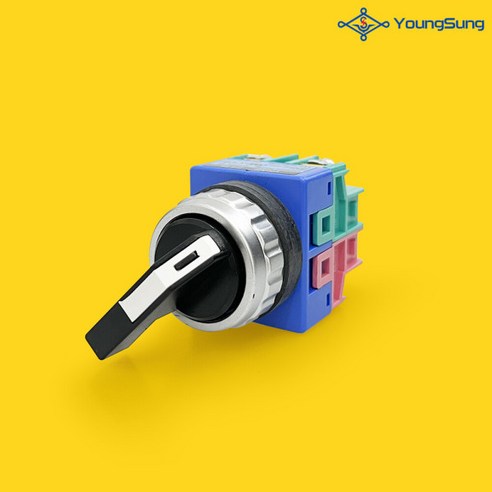 용성전기 셀렉터스위치 로타리 220V 25파이 절환 2단 YSAR2-211L 311L, YSAR2-311L..., 1개 ...
