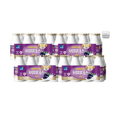 푸르밀 비피더스 포도 130ml 32개 - 마시는 요구르트 | 쿠팡
