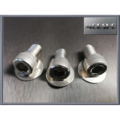 MORSHO 304 白鐵平墊片 M10*15P1.25細牙螺絲 內六角螺絲, 1個 - 多功能螺絲組 | 酷澎