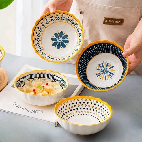 'BLOWFISHFUGU 북유럽 샐러드 볼 밥그릇 6.25인치 파스타볼 스프볼 정교한 요리 접시 2P/4P 570ML' 최저가 검색, 최저가 14,800원 - 할인 알림