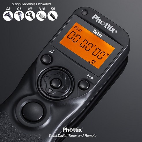 三重 大人氣 Phottix Taimi 液晶 縮時 定時快門線 附五種線材, 1個 - 其他五金 | 酷澎