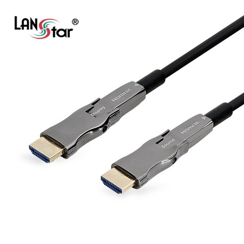 HDMI2.1 전용 기능 지원 OD 5.2mm MHDMI 2.1v AOC 배관용 분리형 케이블 LS-HAP21AOC-30 ...