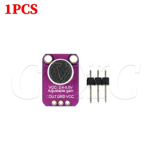 1-10PCS MAX4466 Arduino Raspberry Pi ESP32 사운드 센서 증폭기 호환되는 일렉트릿 마이크 ...