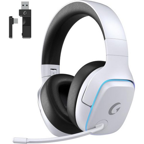 Gvyugke Captain 780 게임용 헤드셋 무선 24G USB/Type-C 어댑터 - 헤드셋 | 쿠팡