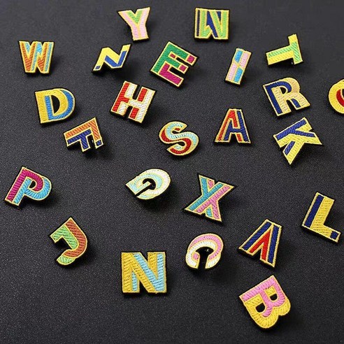 [나만의 와펜] 커스텀 자수 뱃지 네임핀 이름표 브로치 - 리무버 | 쿠팡