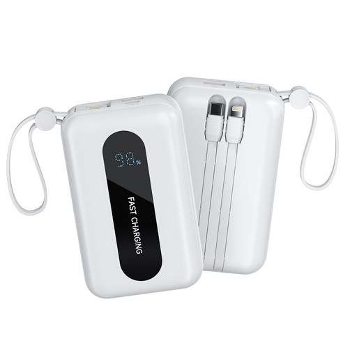 WOWWAY 고속충전 대용량 보조배터리 20000mAh 22.5W PD+QC3.0 슬림 미니 일체형 - 보조배터리 | 쿠팡