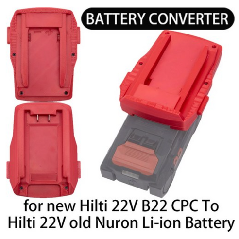 '구형 Hilti 22V B22 CPC 리튬 이온 도구용 배터리 어댑터 새로운 Nuron 어댑터로 변환' 최저가 검색, 최저가 ...