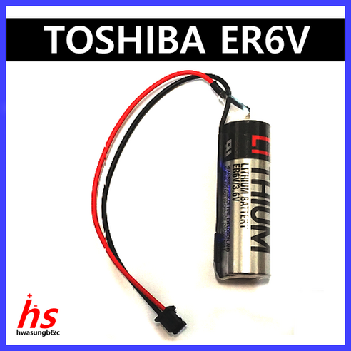 Toshiba 도시바 ER6V 3.6V 2000mAh DF3-2P ER6VC119A ER6VC119B MR-J3BAT ...