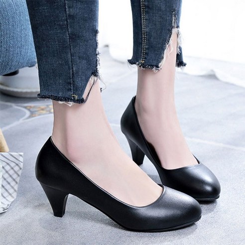 구두 발편한 펌프스 힐 데일리 정장 면접 오피스 5.5 sky+7374ST - 힐/펌프스 | 쿠팡