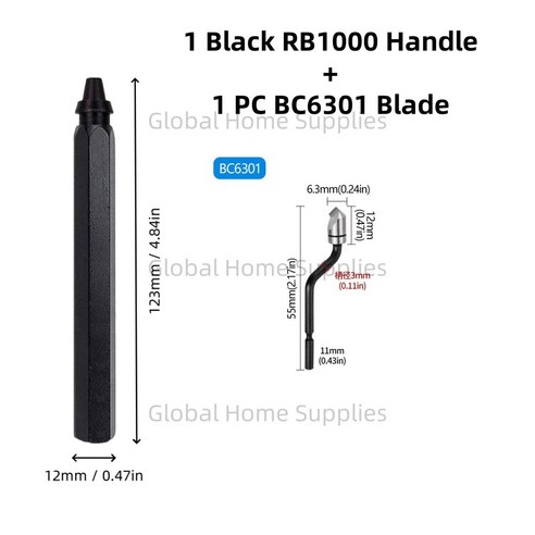 카운터싱크 챔퍼 커터가 있는 디버링 트리밍 도구 RB1000 BC6301/BC8301/BC1041/BC1651 핸드 카빙 샤프닝 ...
