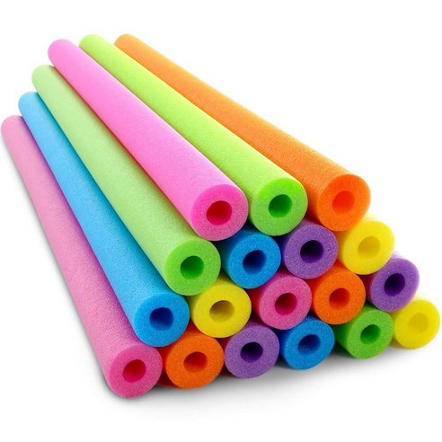 VioraWhite 18 Pack Jumbo Pool Noodles 39 Inch Hollow Foam Swim Noodle ...