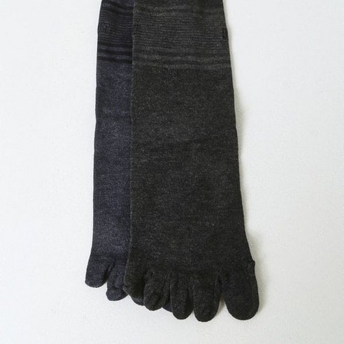 백화점 브랜드 닥스 DAKS DBSS5E810WT 남성 발가락양말 2족 그레이 스트라이프배색 발가락 양말 세트 675566 ...