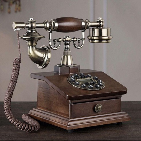 클래식전화기 복고풍 유럽 소품 고급 표준 버튼형 촬영용 - 유선 | 쿠팡