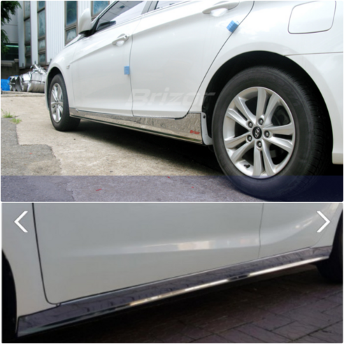 LF소나타 뉴리즈 YF 뉴SM5 엑센트 아반떼MD AD K5 올뉴K5 스텝몰딩 사이드스커트 변화지않는재질 - 몰딩용품 | 쿠팡