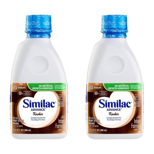 Similac Advance Kosher Infant Formula 씨밀락 어드밴스 코셔 인펀트 포뮬러 0-12개월 946ml ...