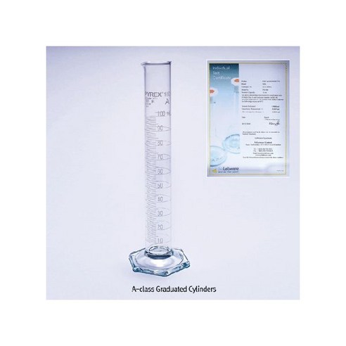PYREX 메스실린더 h335mm 250ml 투명 Py.3201.12WC/h335mm - 화학 | 쿠팡
