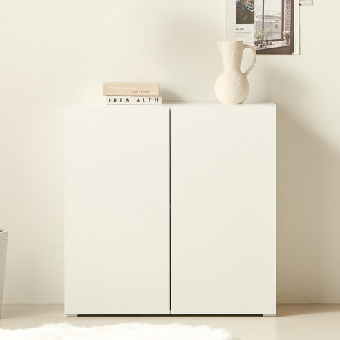 룸앤디 모노 높은 수납장 800 E0목재 LPM 다용도 슬림 선반 수납장 - 수납장 | 쿠팡