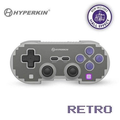 Hyperkin Retro Pixel Art Wireless Gaming controller with Hall Effect ...