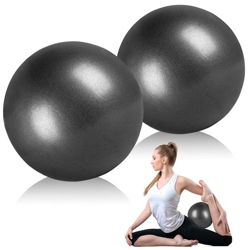 ROLYTA 2 Pcs Yoga Ball 9 Inch Mini Pilates Exercise Balance for Core ...
