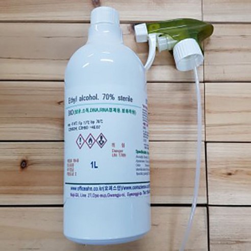 70% Ethanol 1000ml (에탄올 에틸알콜) (BIO) 살균.소독 정제용.생화학용 - 시약병 | 쿠팡