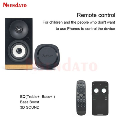 IEAST AudioCast M20 2.4GHZ 무선 WiFi 오디오 수신기 어댑터 멀티룸 음악 플레이어 BT 5.0 스피커 ...
