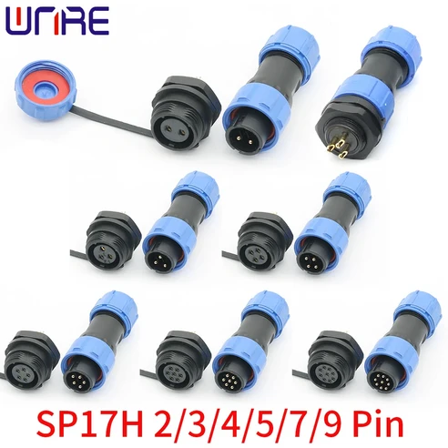 방수 항공 커넥터 SP17H 남성 여성 IP68 2/3/4/5/7/9 핀 케이블 플러그 소켓 - RC부품/액세서리 | 쿠팡