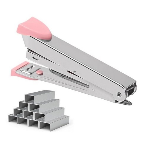 Office Desk Stapler with 750 No.10 Staples Heavy Duty Durable Standard ...
