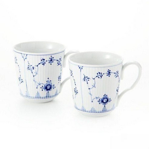 로얄코펜하겐 블루플루티드 플레인 머그 280ml 세트 2P - 기타생활잡화 | 쿠팡