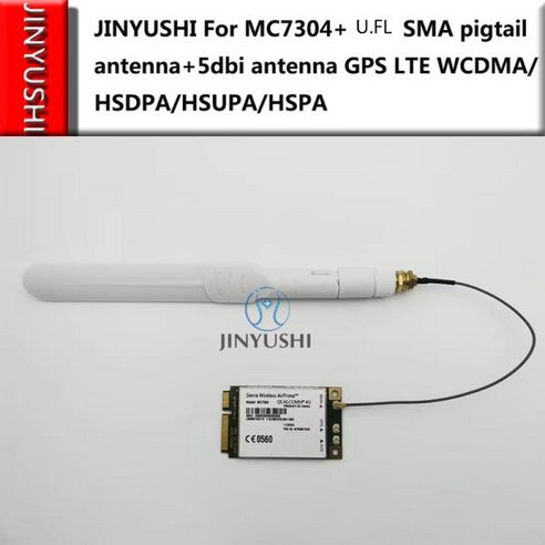 MC7304+U.FL SMA 피그테일 안테나+5dbi JINYUSHI 4G 지원 GPS LTE WCDMA/HSDPA/HSUPA ...
