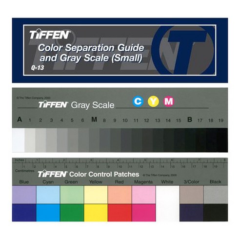 TIFFEN 티펜 Color Separation Guide and Gray Scale Q-13 (Small) 컬러세퍼레이션 ...