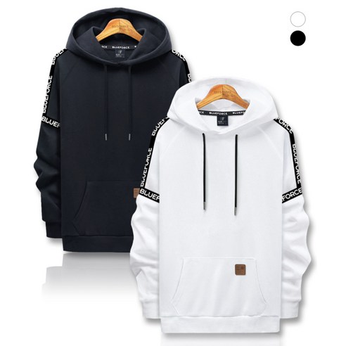 BLUEFORCE 2PACK 디텔리 후드티 오버핏 스웨트 티셔츠 - 후드티 | 쿠팡