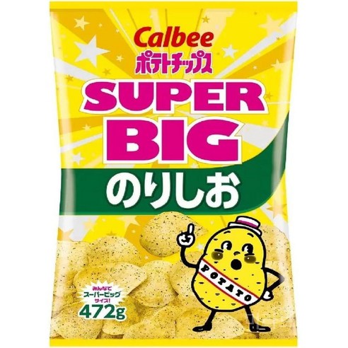 'Calbee 가루비 빅백 노리시오 포테이토 칩스 스낵 152g 4팩, 472g, 1개' 최저가 검색, 최저가 17,800원 - 할인 알림